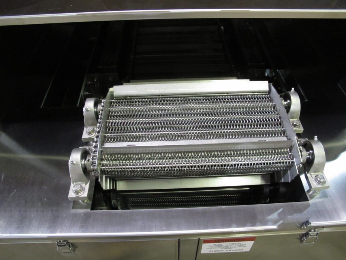 ORBIT Basket-Less Ultrasonic Conveyor System for Industrial Parts Cleaning